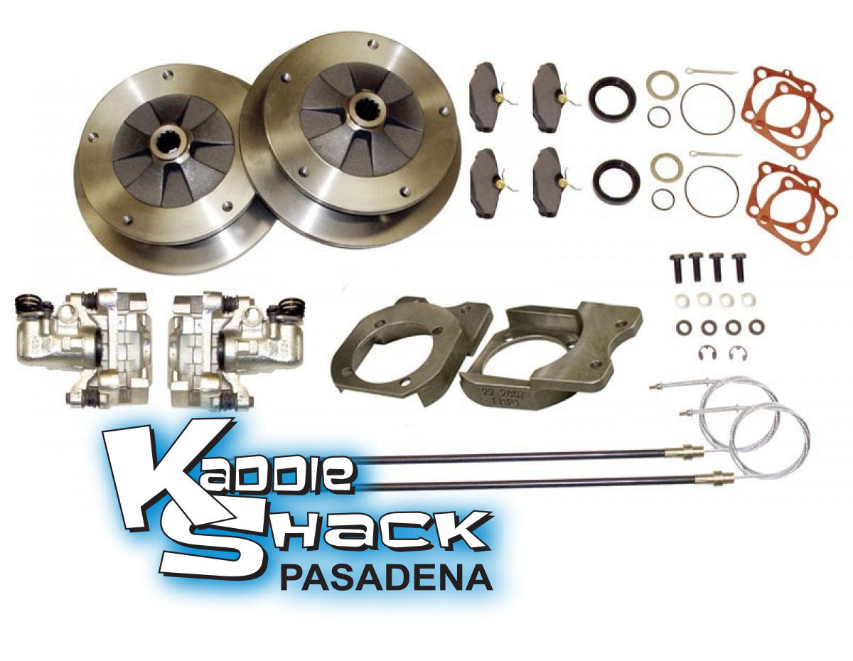 DELUXE ZERO OFFSET 5x205 Rear Disc Brake Kit '68 TO '72 Ebrake – Kaddie ...
