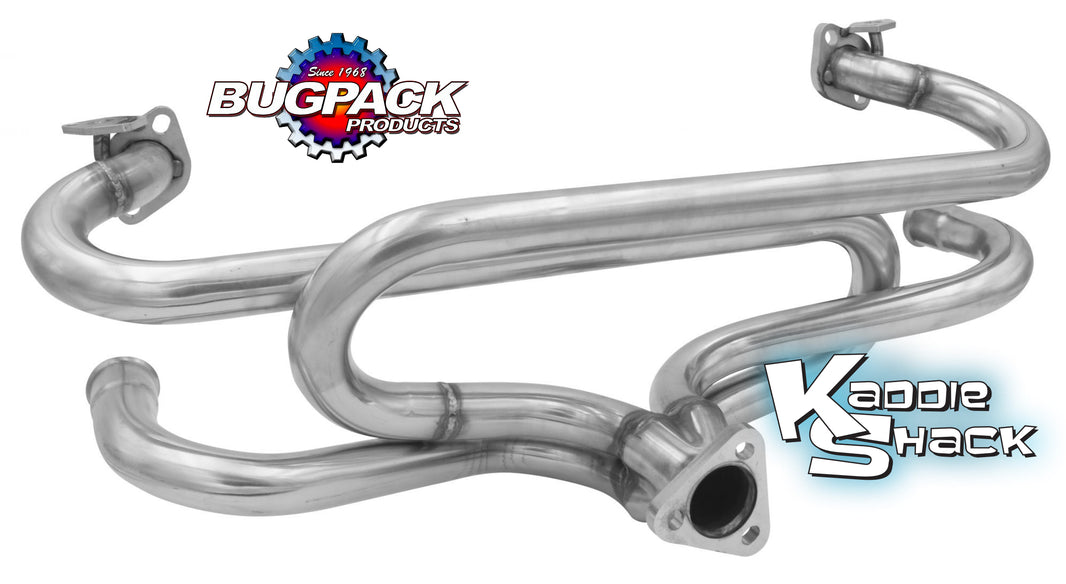 EMPI/Bugpack Stainless Steel Exhaust Systems For Type 1 Upright Engine ...