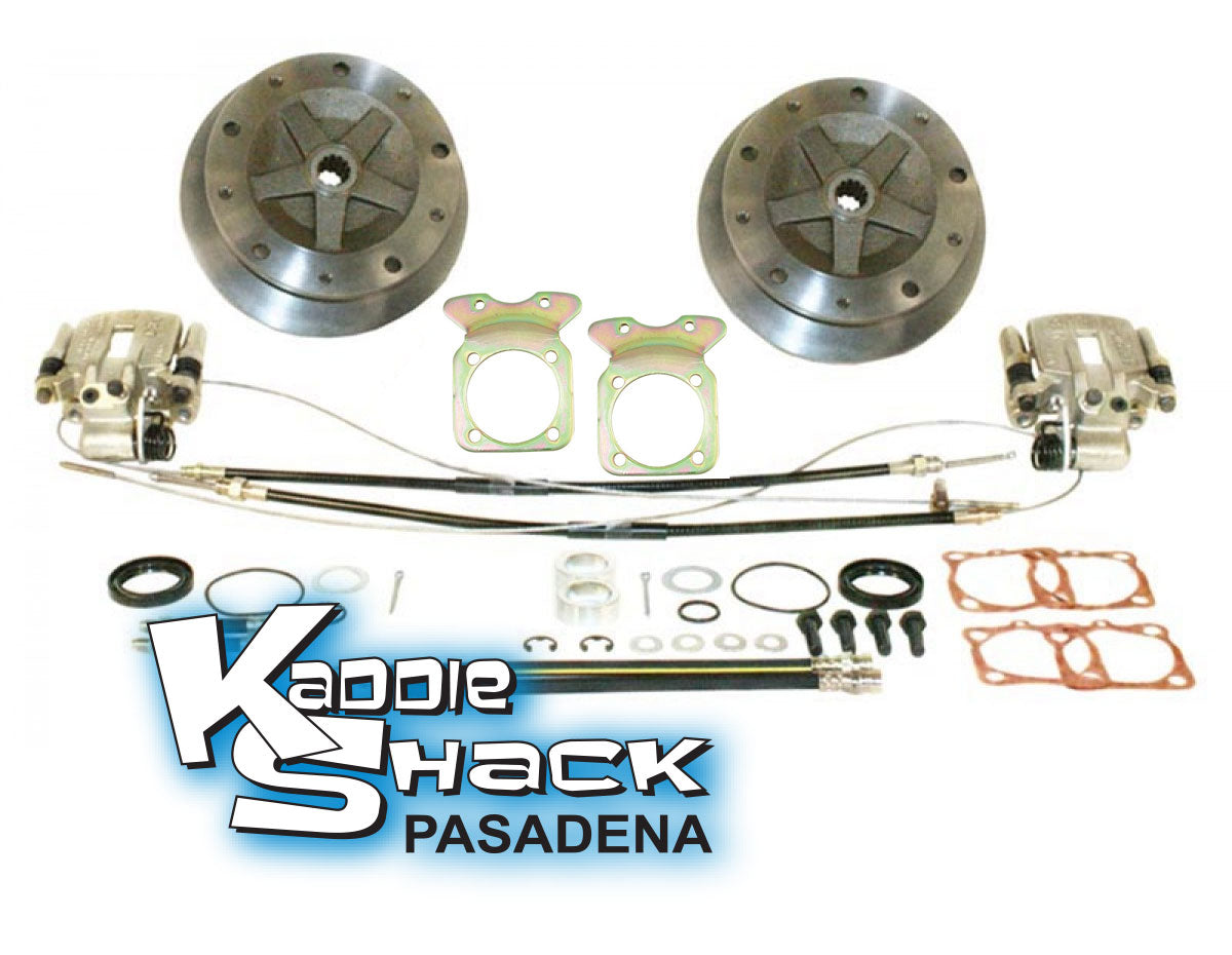 STANDARD 1" Wider 5x205 Rear Disc Brake Kit '68 to 72 HAS Ebrake ...