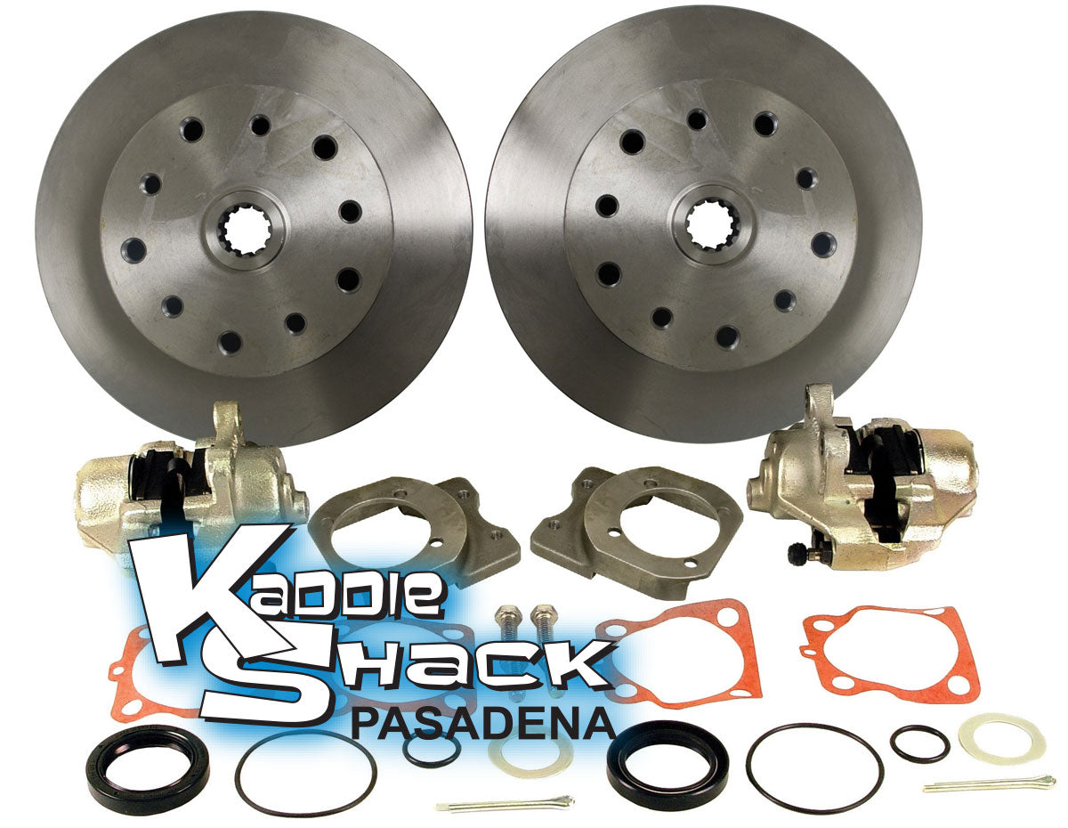 DELUXE Rear Disc Brake Kit '58 to '67 Double-Drilled No Ebrake – Kaddie ...