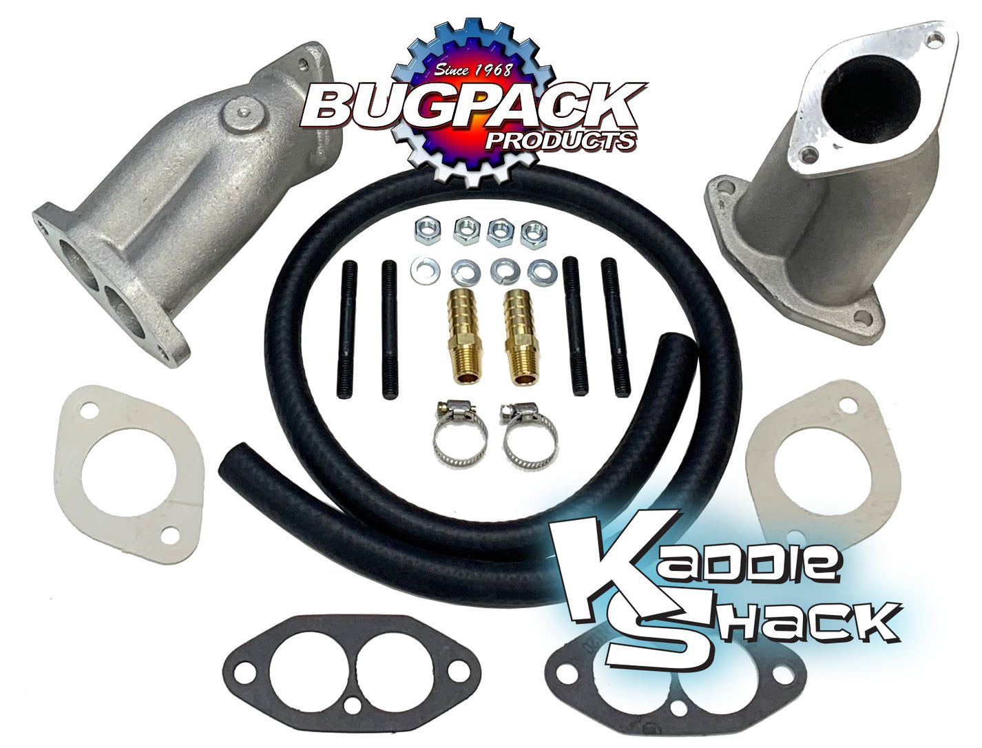 Low Profile (Ghia, Buggy, etc) Intake Manifolds, NOS Bugpack – Kaddie Shack